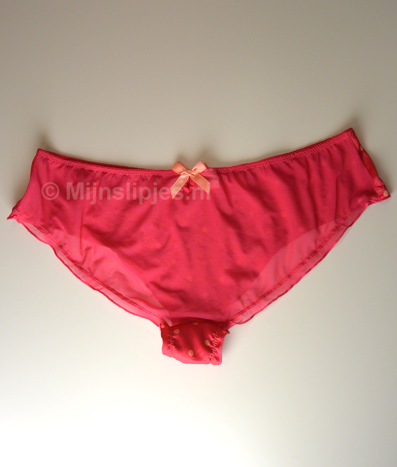 Leuke Rode Slip met Strik - Mijn Slipjes