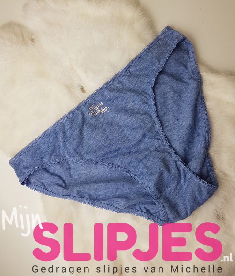 Gedragen slipje met tekst - Mijn Slipjes